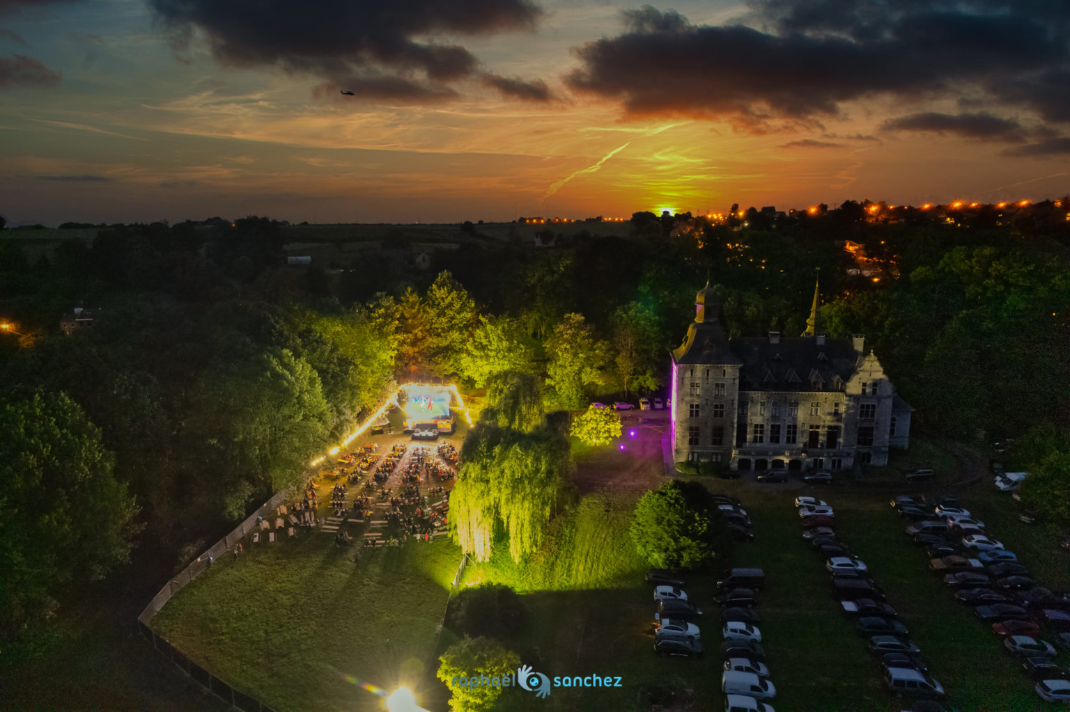 Les Diables Rouges au château de Dalhem - Le Château de Dalhem